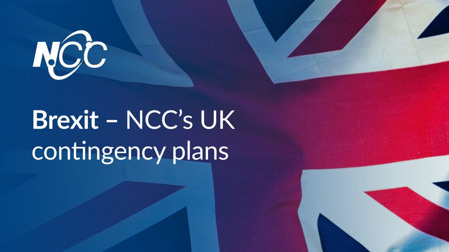 Brexit – NCC’s UK contingency plans - NCC - National Chemical Company